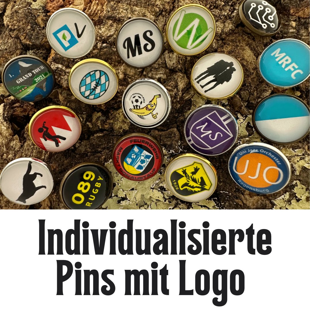 Individualisierte Pins – SEIDENPLANTAGE