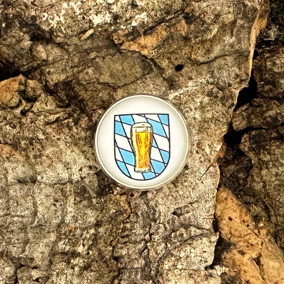 Bayerisches Bier | Pin | Silber